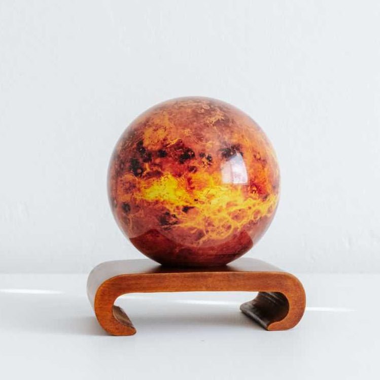 Venus MOVA Globe - Ambient Light Powered Spinning Planet Decor