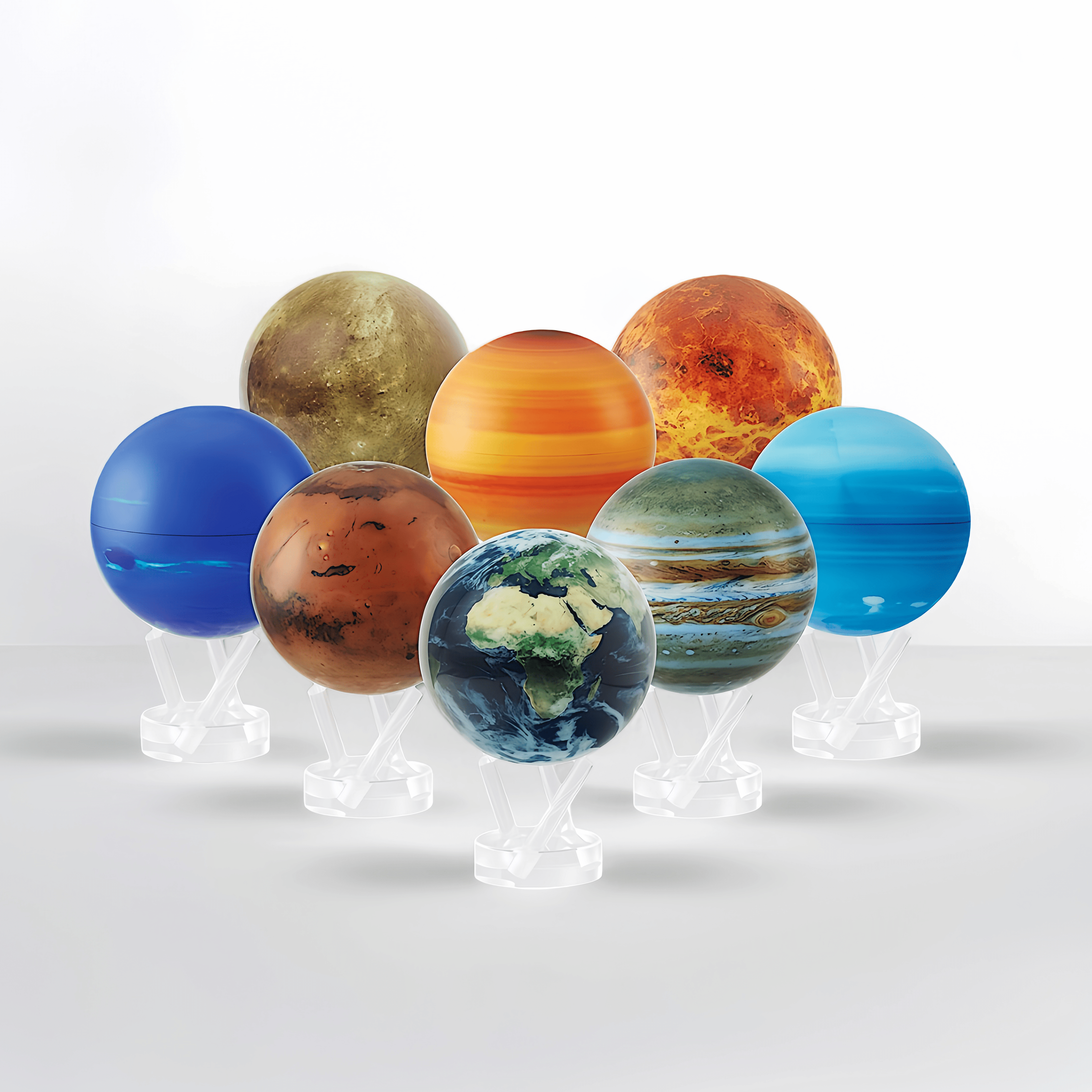 Planet Globes by MOVA | Jupiter, Mars, Venus—Rotating Space Decor