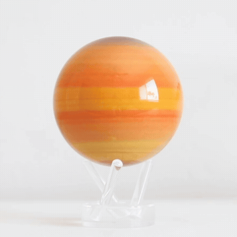 Saturn MOVA Globe - Ambient Light Powered Spinning Planet Decor