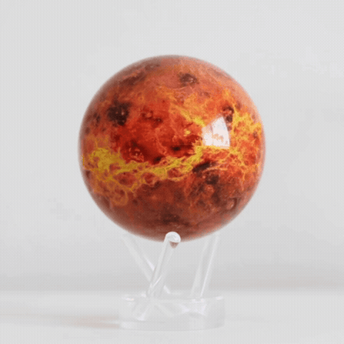 Venus MOVA Globe - Ambient Light Powered Spinning Planet Decor